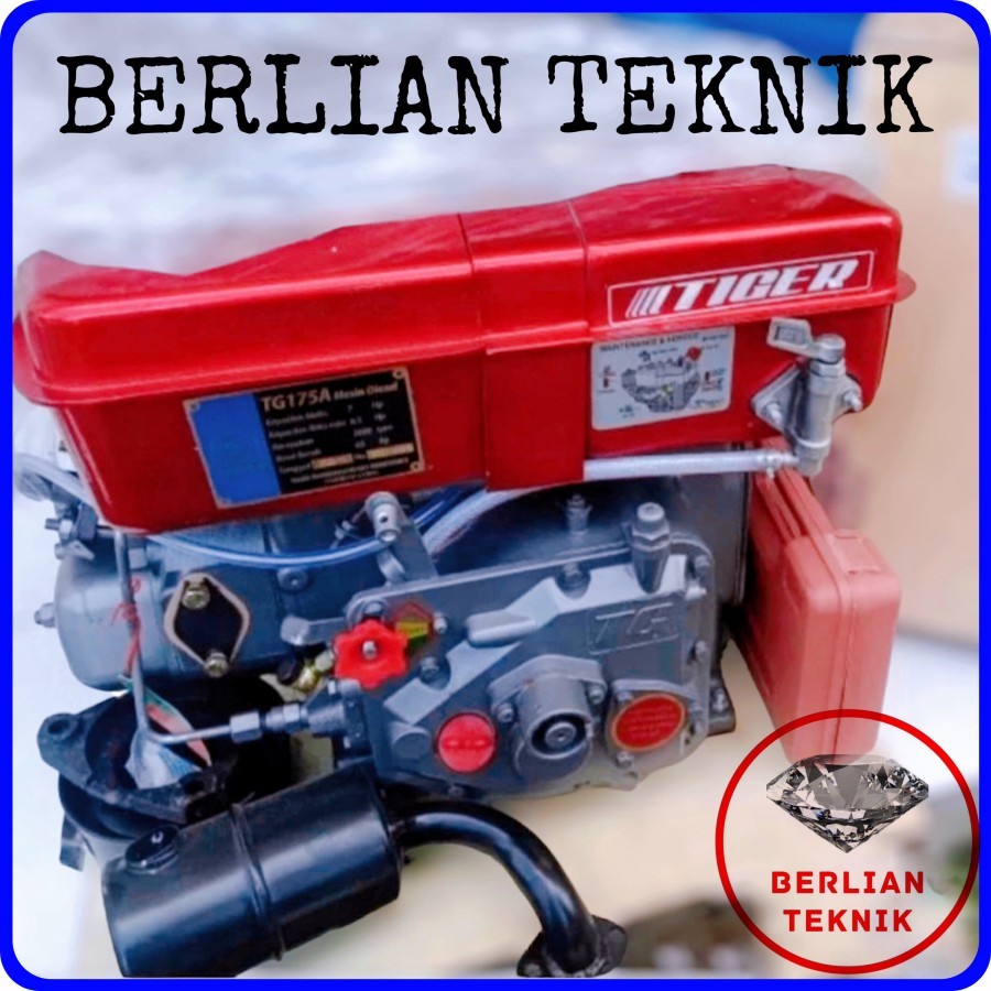 Jual Mesin Penggerak Solar Engine Diesel TIGER R175 / 7 HP | Shopee Indonesia