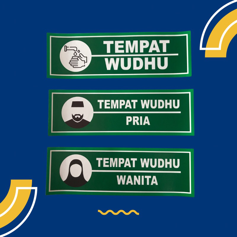 Jual Sticker Tempat Wudhu (Pria & Wanita) | Shopee Indonesia