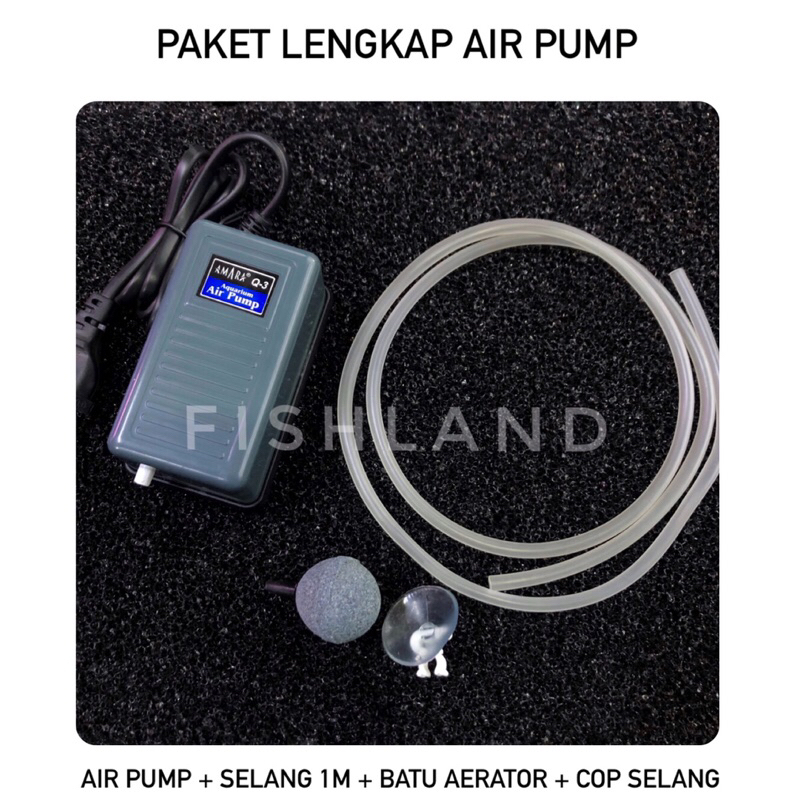 Jual Paket Mesin Aerator Lubang 1 Pompa Udara Aquarium | Shopee Indonesia