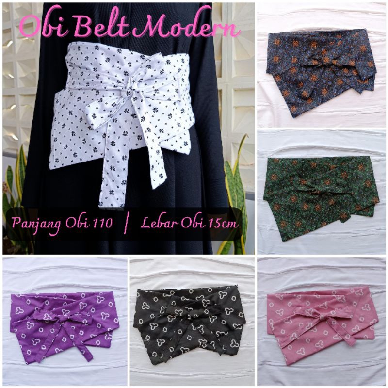 Jual Obi Belt Modern Motif Kekinian | Belt Sabuk Kondangan | Ikat ...