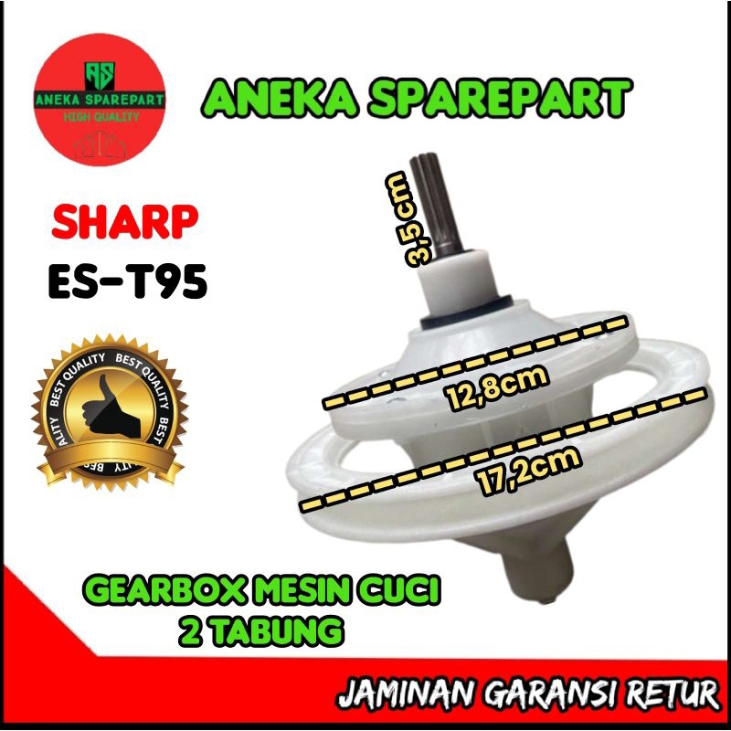 Jual GEARBOX SHARP TYPE ES-T95 gear box MESIN CUCI | Shopee Indonesia