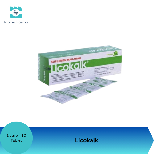 Jual Licokalk 1 strip = 10 Kaplet - Membantu Memelihara Kesehatan ...