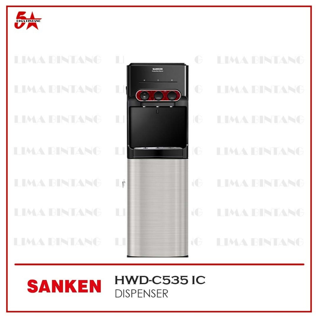 Jual DISPENSER GALON BAWAH SANKEN HWD-C535 IC / HWDC 535 IC LOW WATT ...