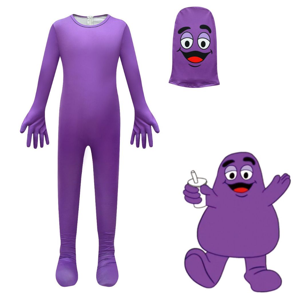 Jual New 2024 Halloween Costume Cosplay McDonald's Ghostface One-piece ...