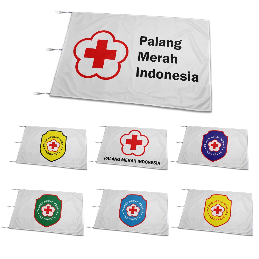 Jual Nazhifa Printing - Bendera PMI (Palang Merah Indonesia) PMR WIRA ...