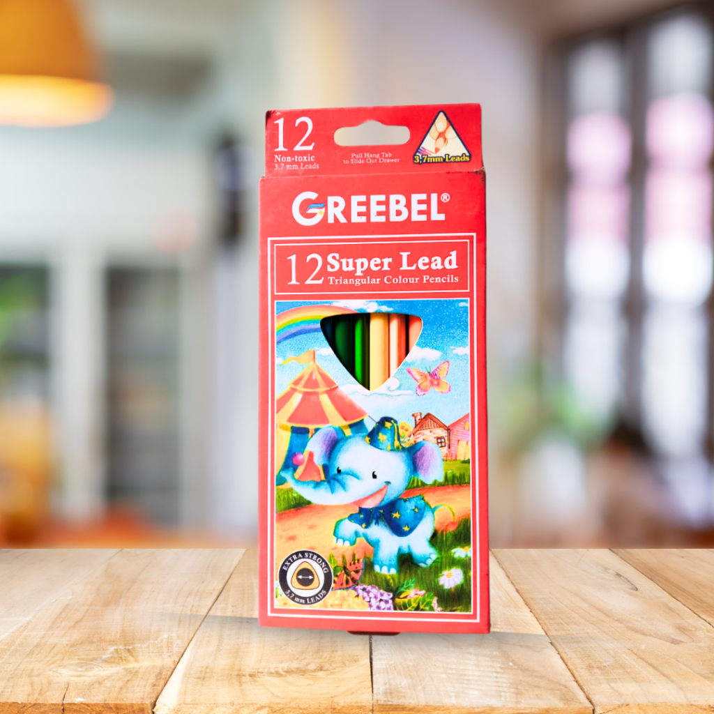 Jual GREEBEL Pensil Warna 12 Warna Color Pencil / Triangular Classic ...