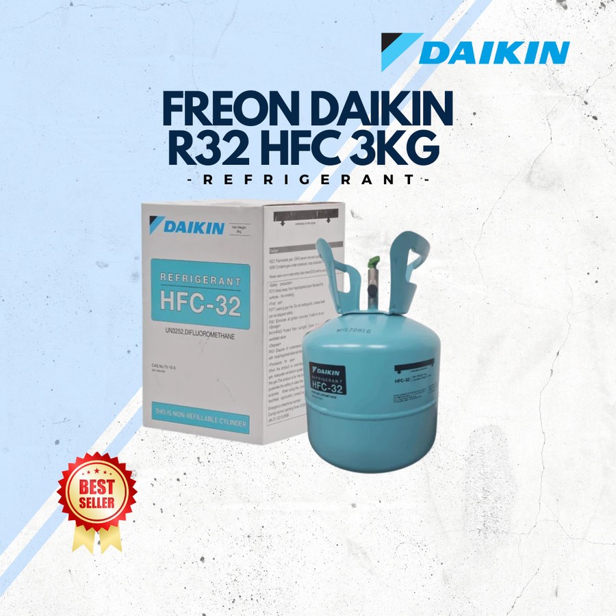 Jual FREON / REFRIGERANT R32 HFC 3KG DAIKIN ORIGINAL | Shopee Indonesia