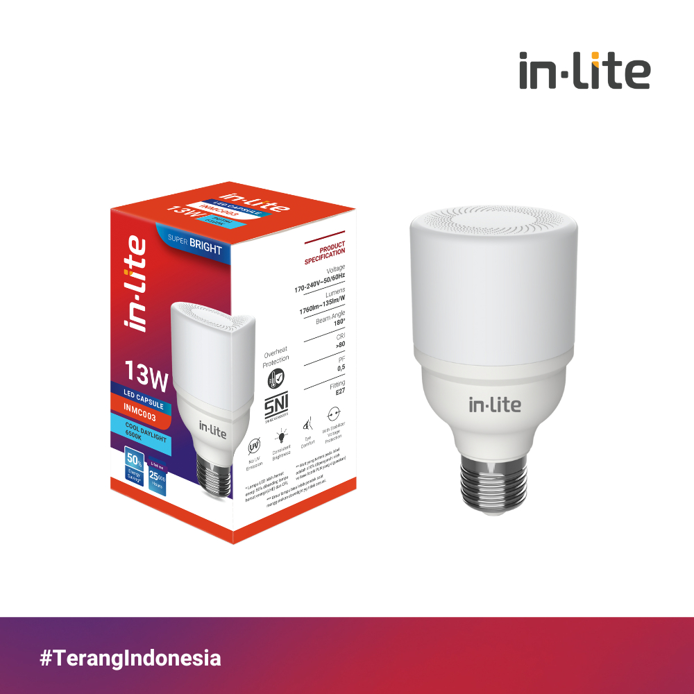 Jual in-Lite LED Lampu Bohlam Mini Kapsul INMC003 | Shopee Indonesia