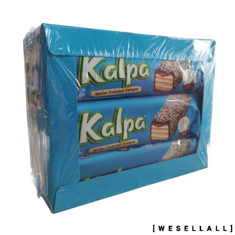 Jual Wafer Kalpa Cokelat Kelapa 264 gr (12 Bungkus @ 22 gr) | 0085ECE | Shopee Indonesia