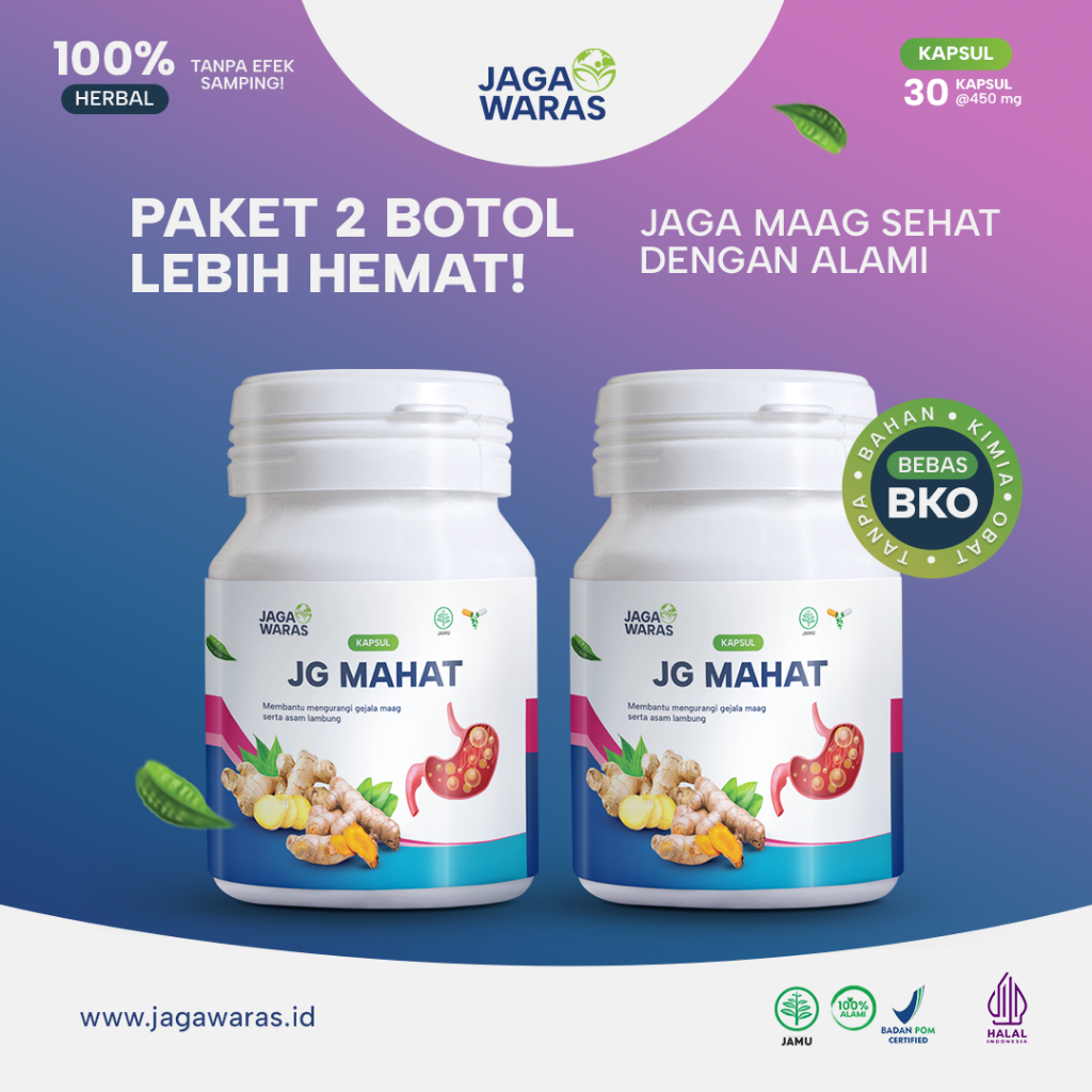 Jual BUNDLE 2 pcs BOTOL JG Mahat (Solusi Obat Maag, Asam Lambung dan ...