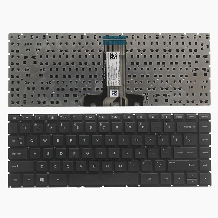 Jual Keyboard Laptop HP 14-bw Black & white | Shopee Indonesia