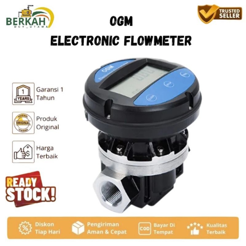 Jual flowmeter solar 1 inch digital Flowmeter OGM digital 1 inch Flow ...