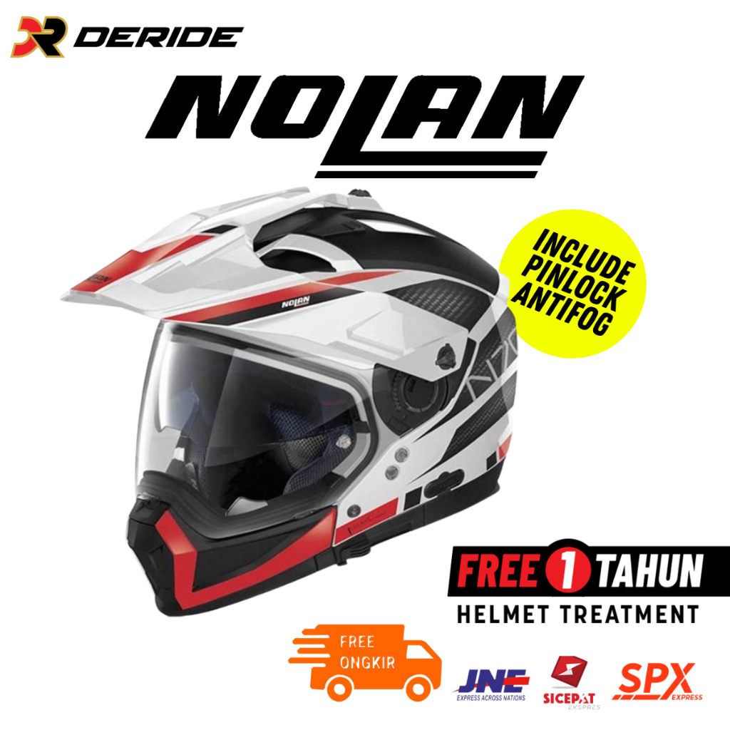 Jual Nolan N70-2 X 06 Earthquake Ncom 049 Helm Modular Crossover Hybrid Touring SNI Original ...
