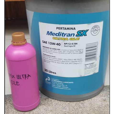 Jual Meditran SX MSX Ultra GLE API CJ-4/SN 15w40 Repack - Kemasan 1 ...