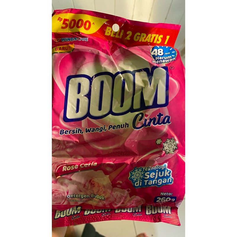 Jual Detergen bubuk BOOM (Bersih, Wangi, Ceria) | Shopee Indonesia