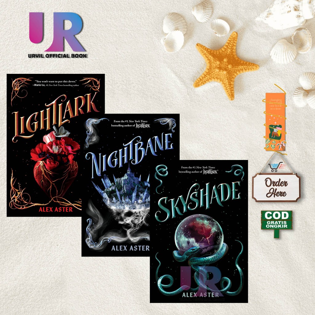 Jual Lightlark - Nightbane - Skyshade (3 book series) By Alex Aster ...