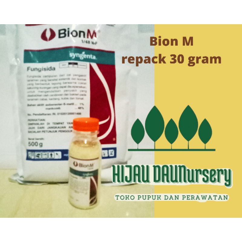 Jual BION M 1 / 48 WP kemasan sachet 10 ,20 ,dan 30 gram fungisida ...