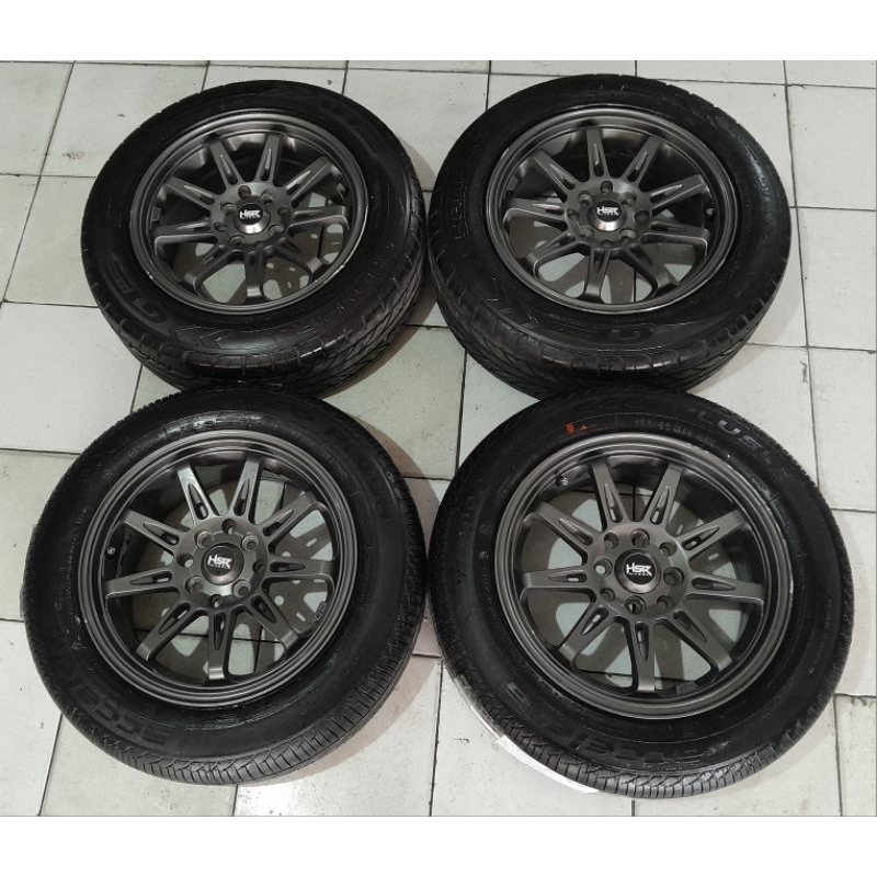 Jual Velg Variasi Pelek Mobil Second HSR Tikala R15x6,5 Lobang 4x100 ...