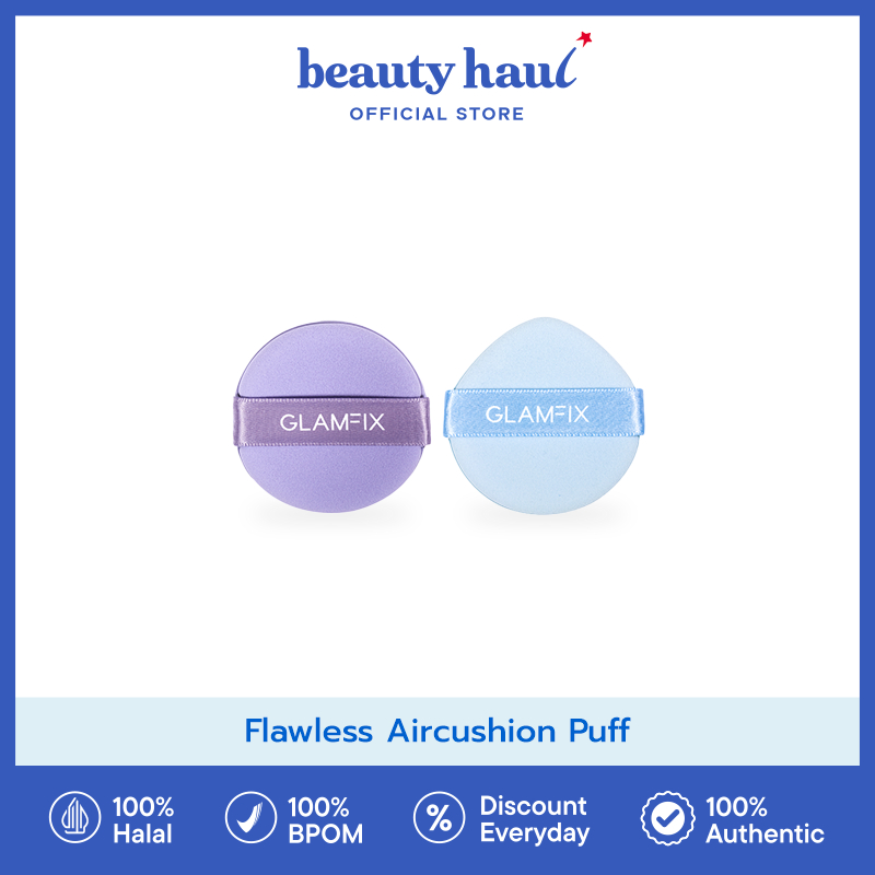 Jual GLAMFIX Flawless Aircushion Puff | Shopee Indonesia