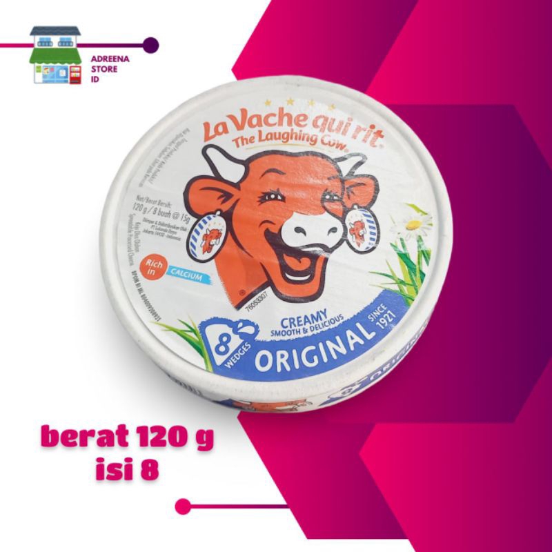 Jual La vache qui rit the laughing cow 120gr | Shopee Indonesia