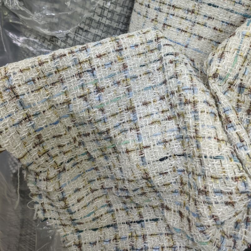 Jual Bahan Tweed/Kain Tweed/Tweed Chanel/Akrilik (Harga Tercantum Per 1 ...
