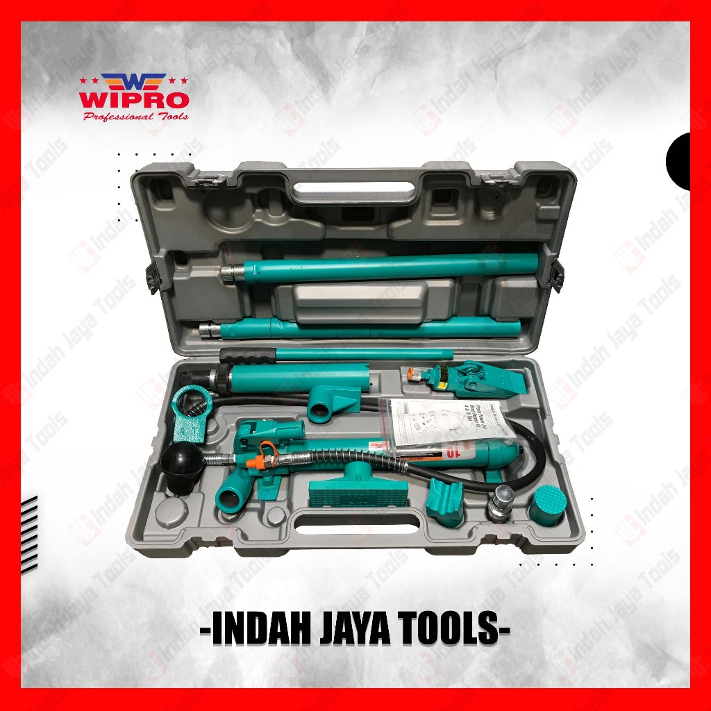 Jual WIPRO Repair Auto Body Kit 10 Ton Dongkrak Hydraulic Kendaraan ...