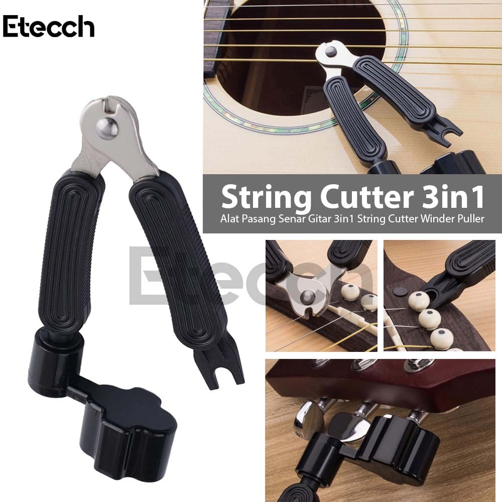Jual Alat Pasang Senar Gitar 3in1 String Cutter Winder Puller | Shopee ...