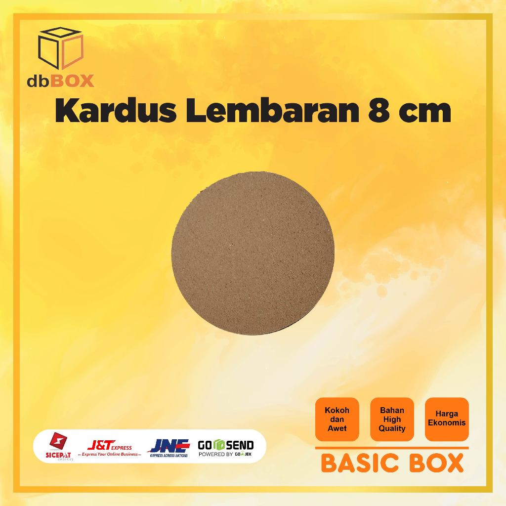 Jual (10pcs ) Kardus Lembaran Bentuk Bulat Lingkaran | Shopee Indonesia