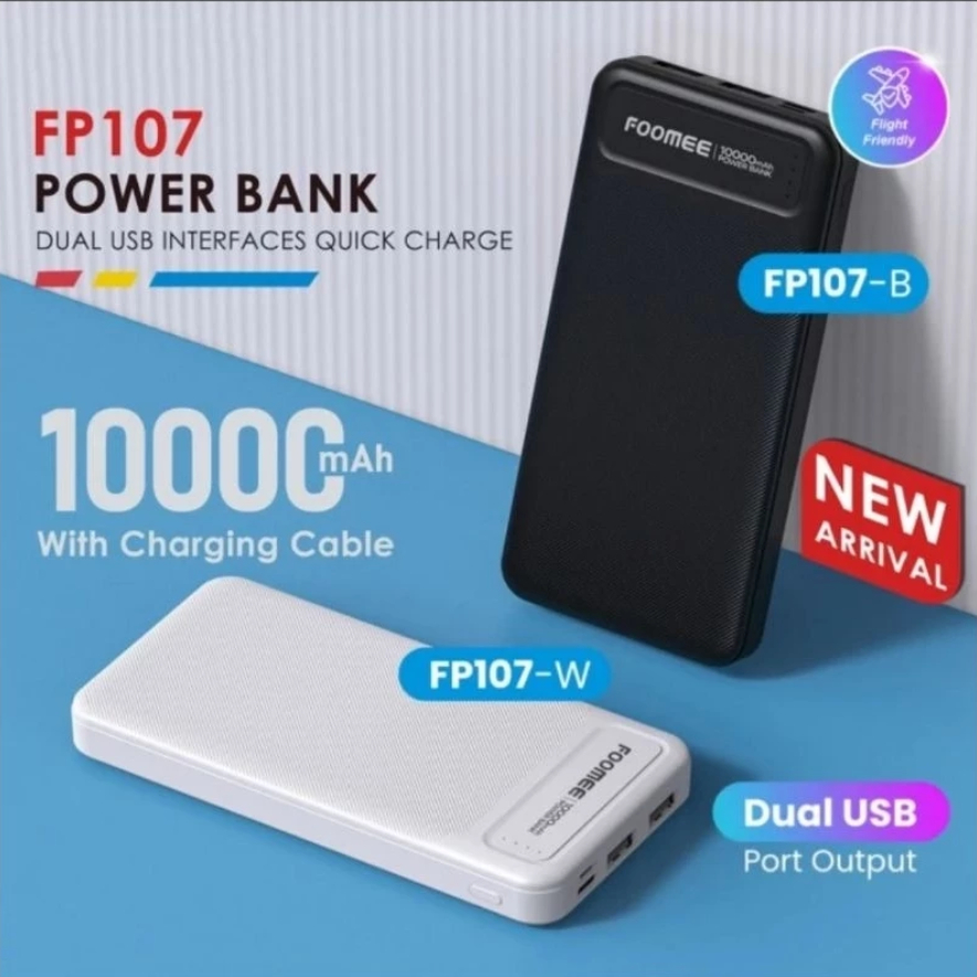 Jual foomee FP107 Power Bank (Kapasitas Badak 10.000 mAh)+ Super Fast ...