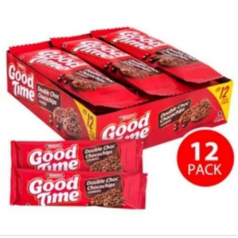 Jual Snack/roti/biskuit/wafer/cookies good time arnotts 1box isi 12pcs ...