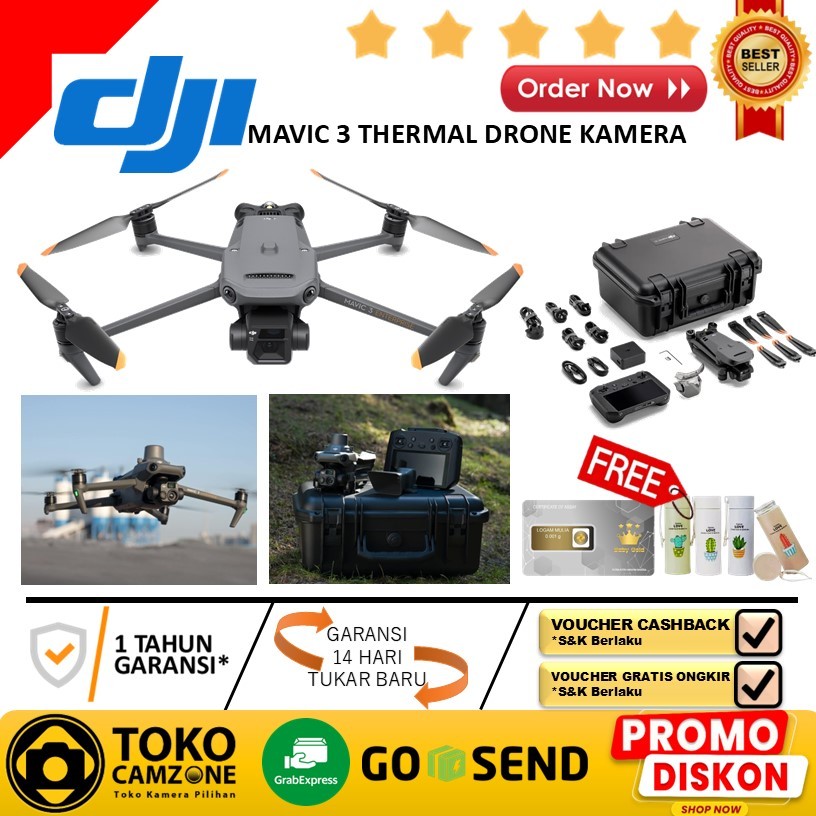 Jual DJI Mavic 3 Thermal Drone Kamera - DJI Mavic 3 TCamera Drone 640×512 Thermal Imaging Camera ...