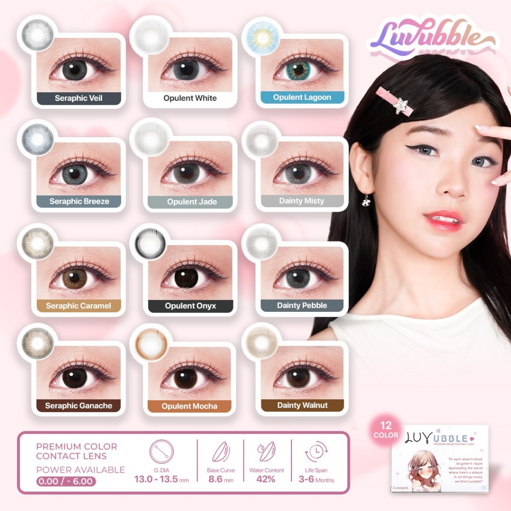 Jual SOFTLENS LUVUBBLE ALL SERIES 12,9 - 13,5 MM NORMAL ///// SOFLEN ...