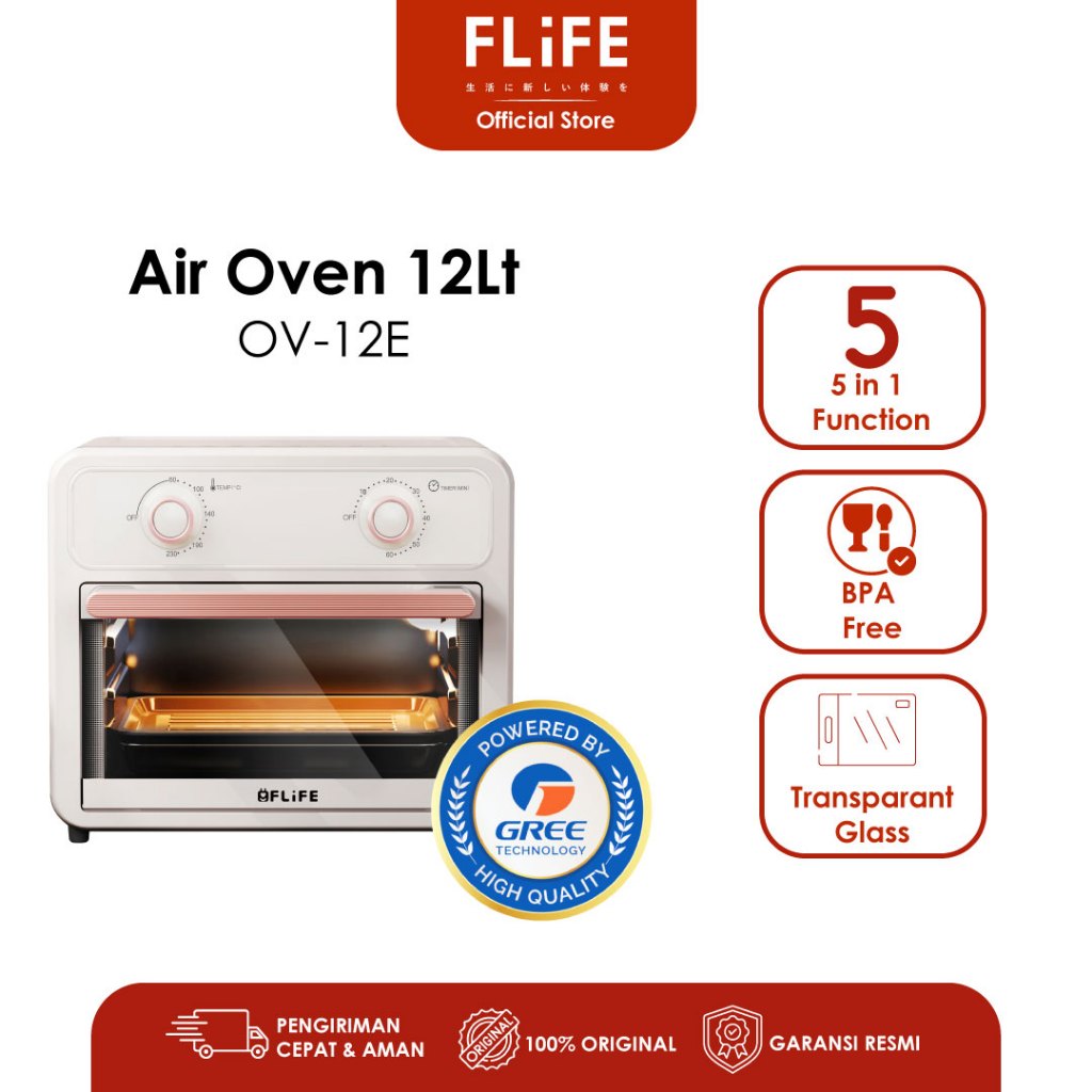 Jual FLIFE Air Oven 12 Liter - 2 in 1 - Pemanas dan Pemanggang ...