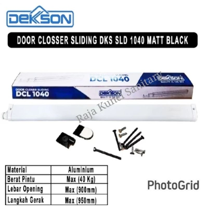 Jual Door Closer /For/Sliding Door/Dekkson/Dekson/DCL SLD 1040/NA/WH/BA ...