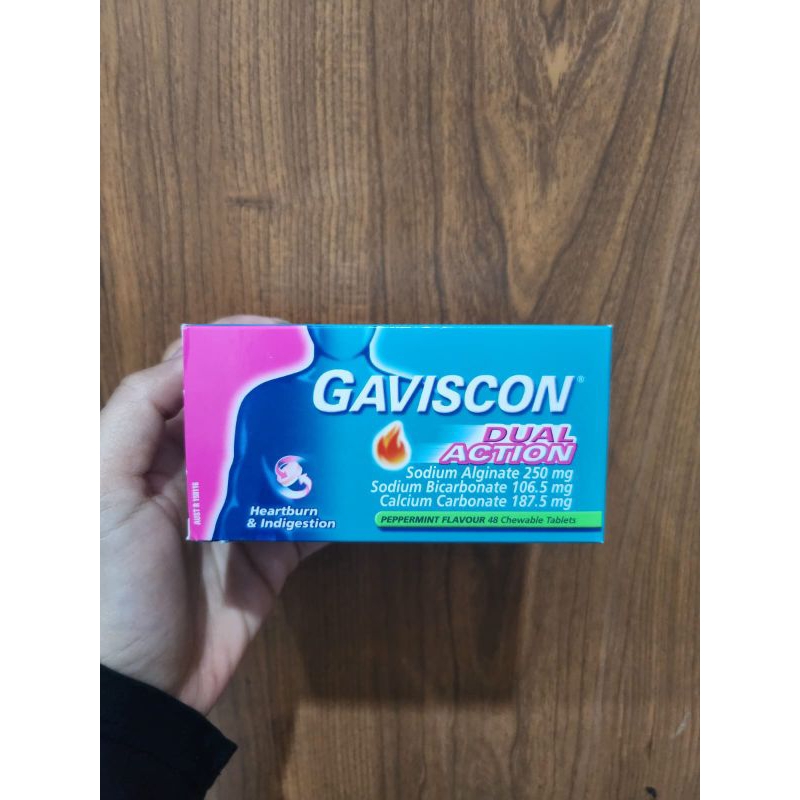 Jual Gaviscon Dual Action 48 Tablet | Shopee Indonesia