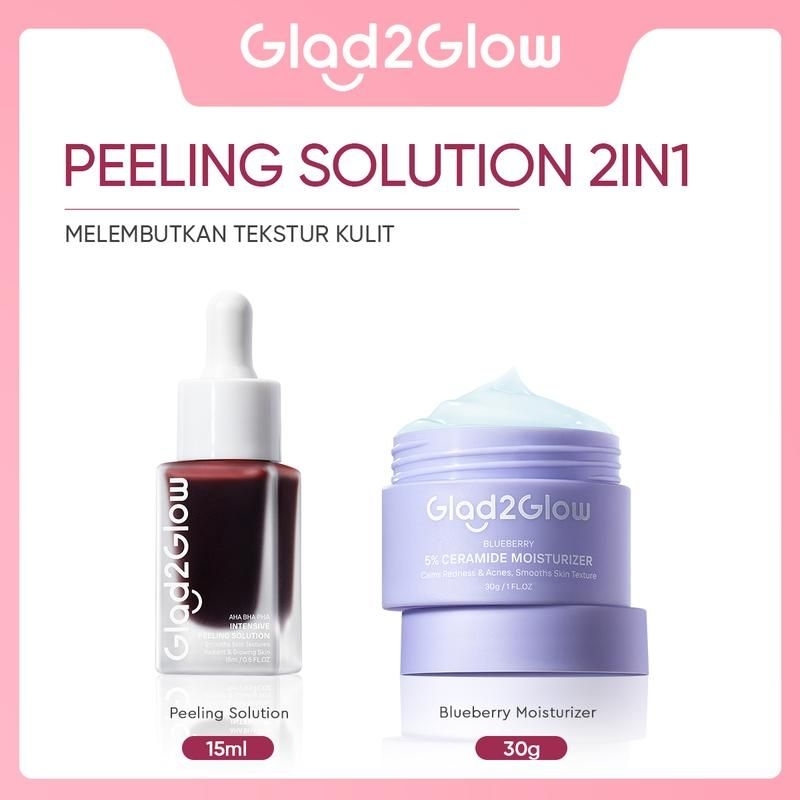 Jual G2G Glad2Glow Peeling 2in1 3in1 Peeling Solution Serum 15 ml | Peeling Serum G2G | Shopee ...