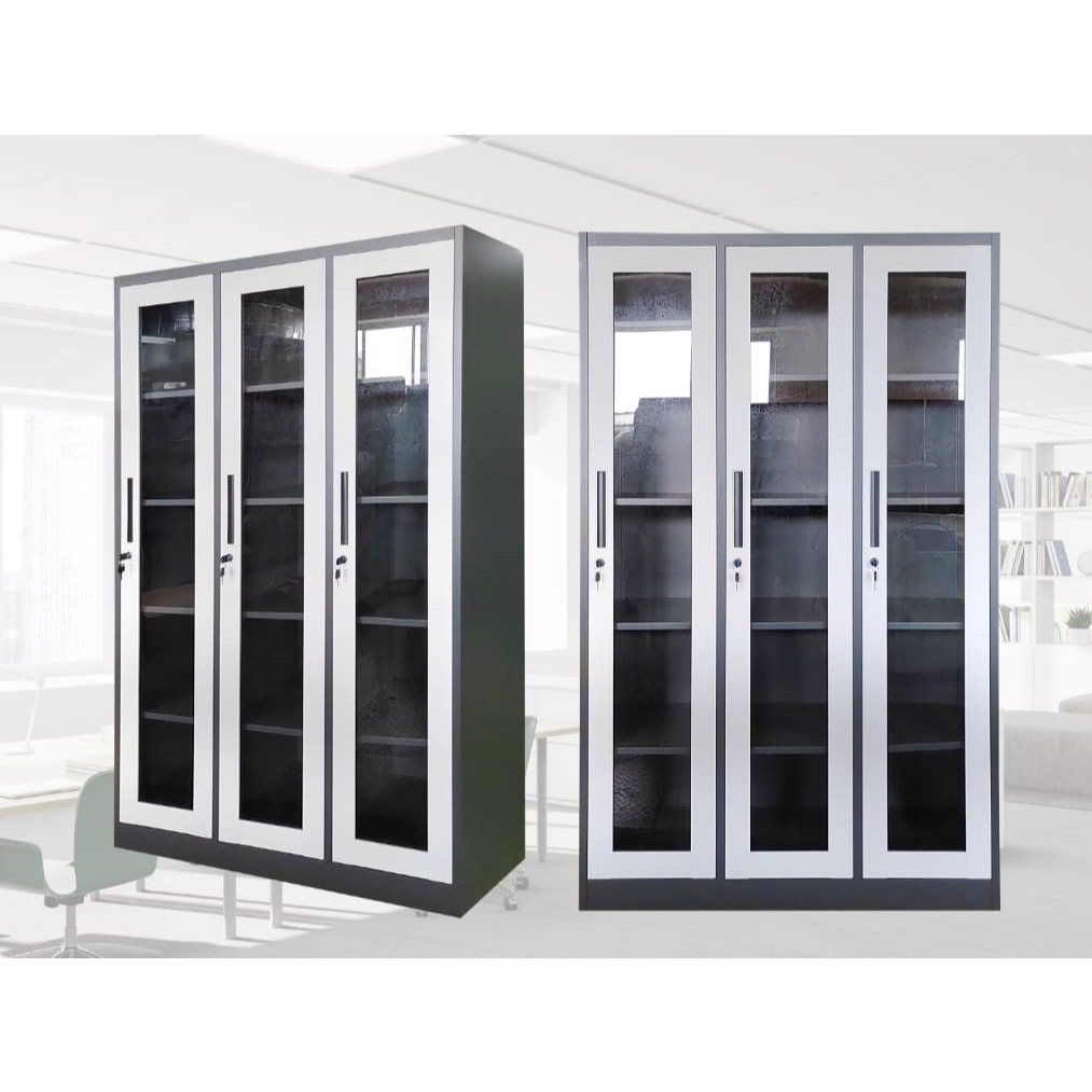 Jual Lemari Arsip Filing Cabinet 3 Pintu Ayun Bahan Plat Besi | Shopee ...