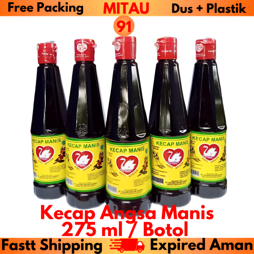 Jual Kecap Angsa Manis Istimewa Botol 275 ml / Botol Beli 12 Botol ...