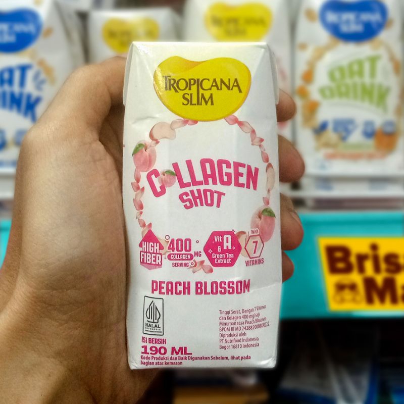 Jual Tropicana Slim Collagen Shot Peach Blossom 190ml | Shopee Indonesia