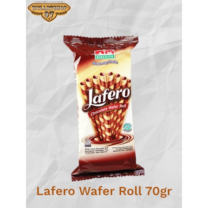 Jual AIM Biskuit Lafero Wafer Roll 70gr | Shopee Indonesia