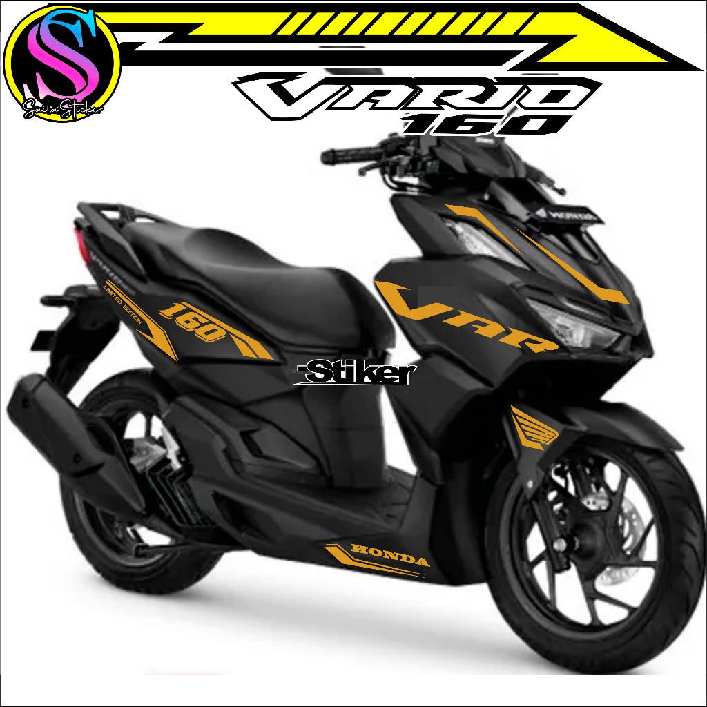 Jual 100/STICKER CUTTING VARIO 160/STRIPING LIS VARIO/VARIASI STIKER ...