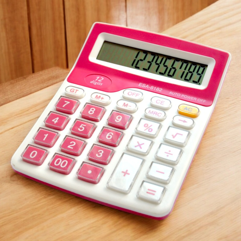 Jual ESA Kalkulator Meja Dagang 12 Digits Ukuran Tanggung 8182 | Shopee ...