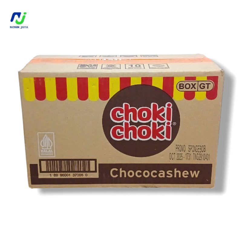 Jual Choki Choki Choco Cashew Karton Isi 9 Box(Perbox Isi 20 Bks ...