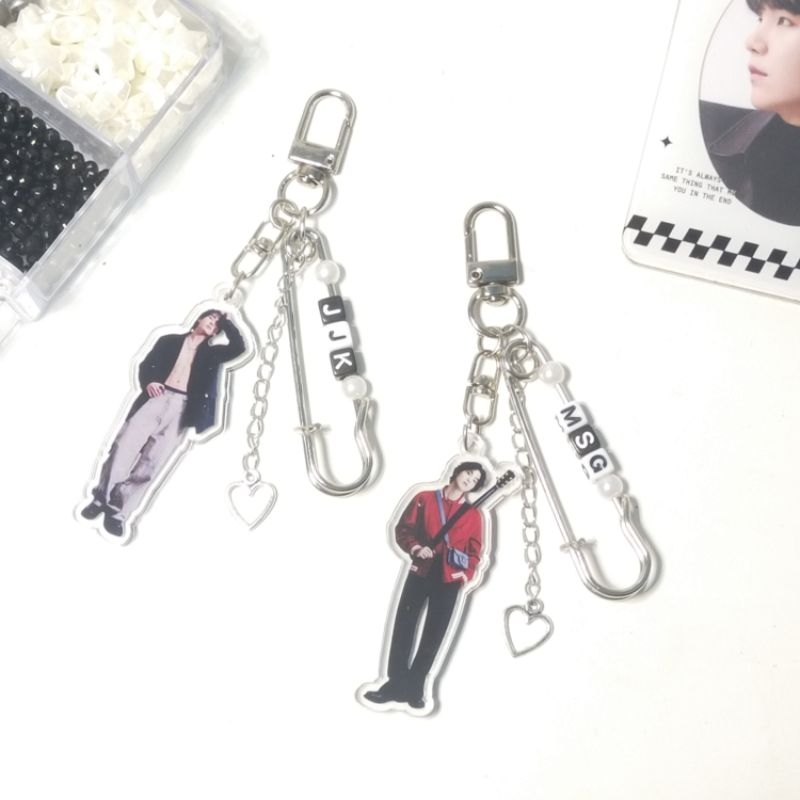 Jual [Ready Stock] Keychain | Gantungan Kunci | BTS | JK Taehyung Jimin suga seokjin Namjoon ...
