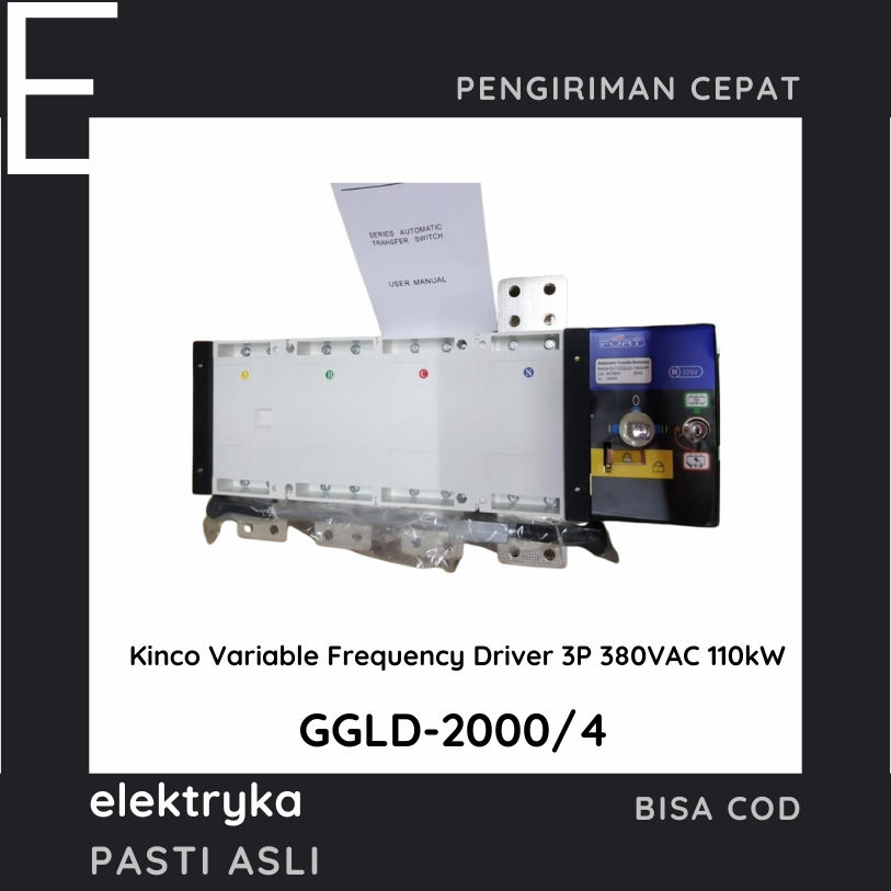 Jual FORT Motorized Automatic Transfer Switch ATS Change Over Switch 4P ...