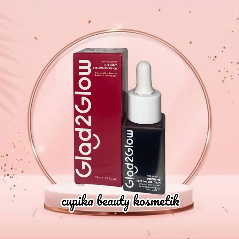 Jual pk} GLAD2GLOW SERUM INTNSIVE PEELING SOLUTION AHA BHA PHA - G2G PEELING SERUM 15 ML ...