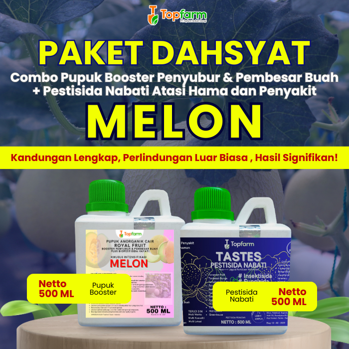 Jual Pupuk Pestisida Topfarm / Pupuk Lengkap Untuk Buah Melon / Pupuk ...
