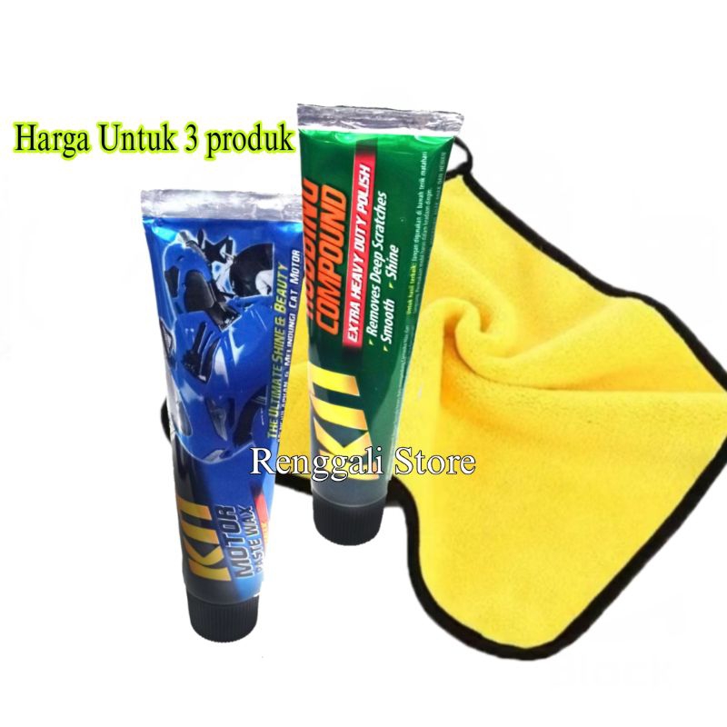 Jual Paket Kit Rubbing Compound- Kit Mettalic 60gr+ kit Compound 60gr ...