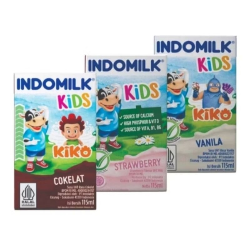 Jual Susu UHT Indomilk kids ~ Netto 115 ml | Shopee Indonesia