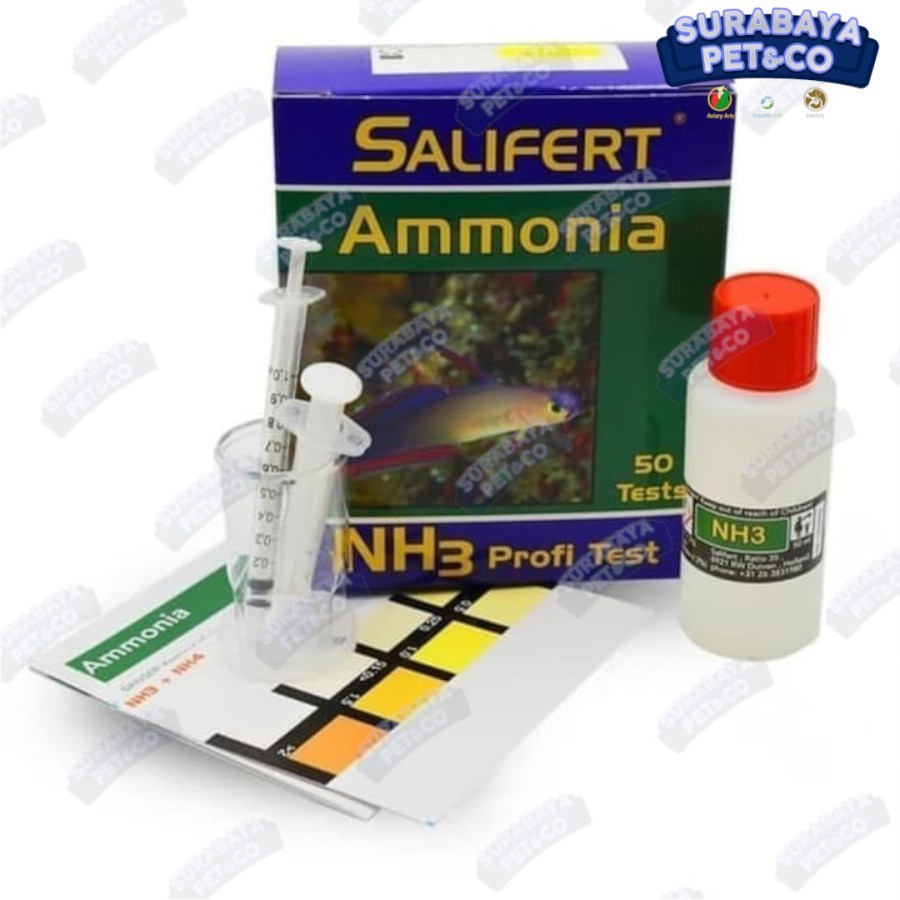 Jual Salifert Ammonia NH3 Marine Test Kit up to 50 test | Shopee Indonesia